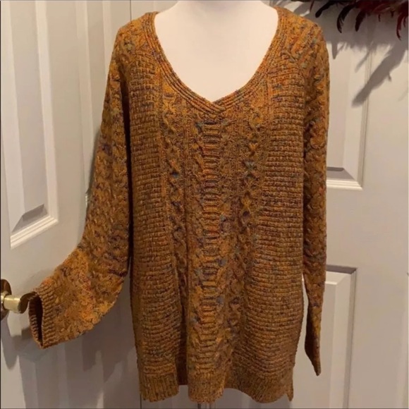 retrology | Sweaters | Retrology V Neck Cable Knit Sweater | Poshmark